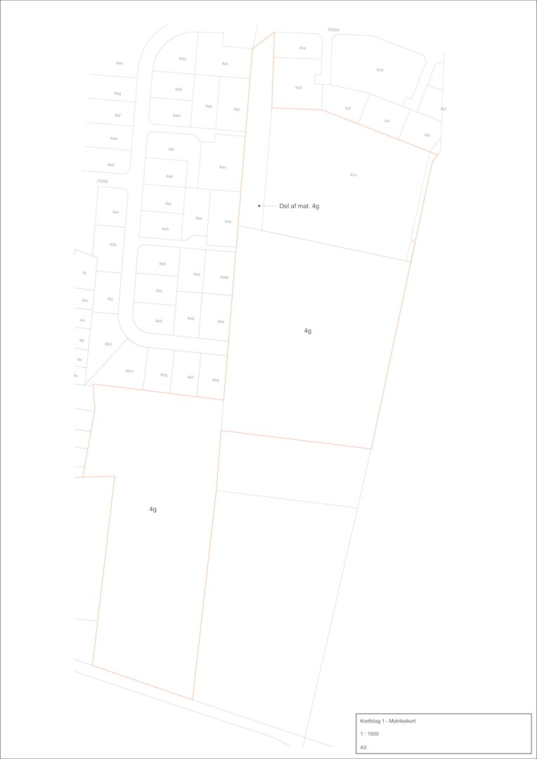 Kortbilag 1 - Matrikelkort